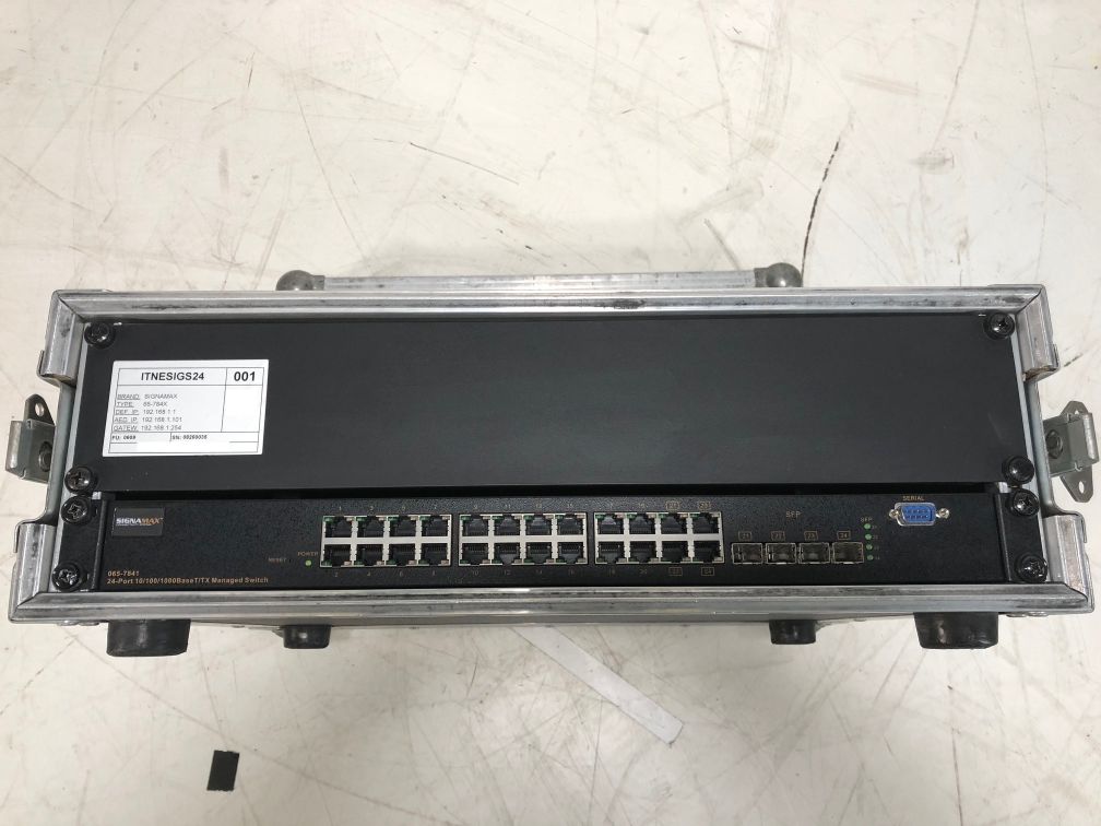 24-PORT MANAGED SIGNAMAX GIGABIT ETHERNET SWITCH