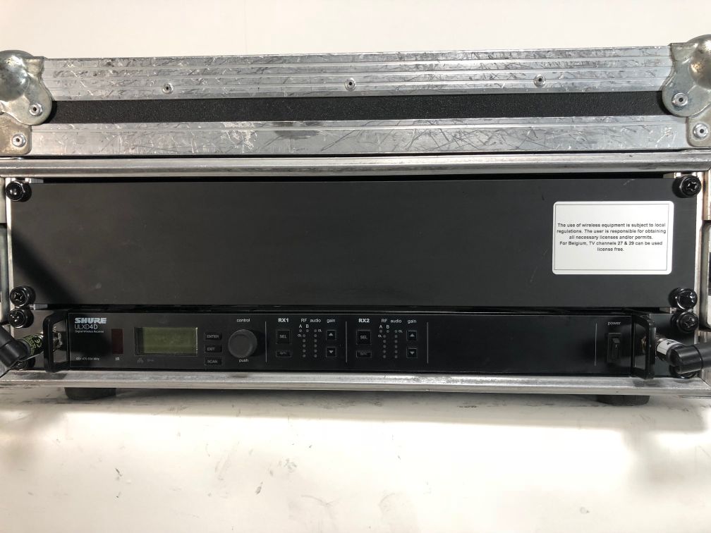 SHURE ULX-D DUAL RECEIVER - G51 BAND