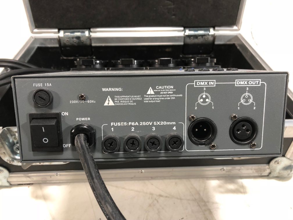 4 CHANNEL DMX SWITCH - CEE 16AM IN