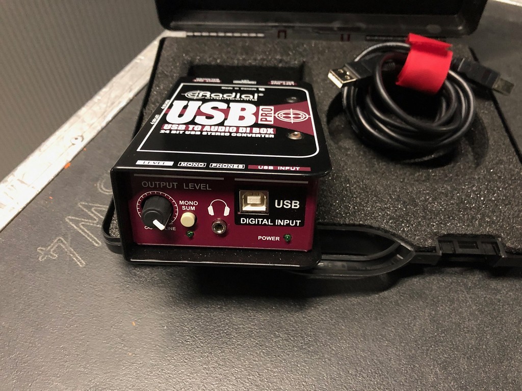 RADIAL USB PRO STEREO DI FOR USB SOURCE